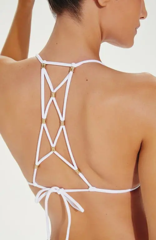 VIX PAULA HERMANNY Lucy Strappy Triangle Bikini Top