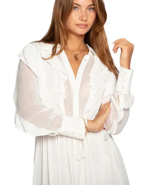 BELLE & BLOOM Slow Dance Frill Midi Dress