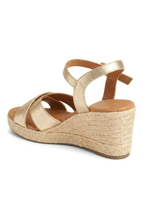 MENINA STEP Jimena Double Band Espadrille Wedge Sandals