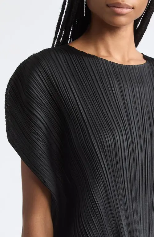 Issey Miyake Monthly Colors July Pleated Top - Black