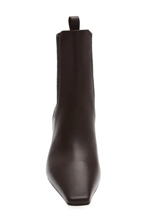 Brunello Cucinelli Snip Toe Kitten Heel Chelsea Boot