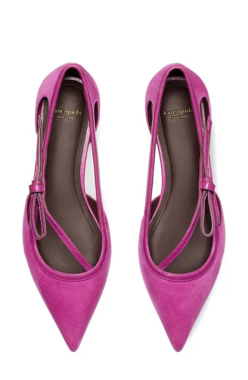 Kate Spade New York Loop Pointed Toe Flat
