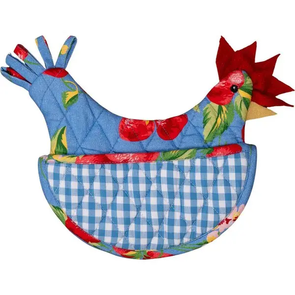 MODERN PRAIRIE Strawberry Magic Happy Hen Mini Mitt