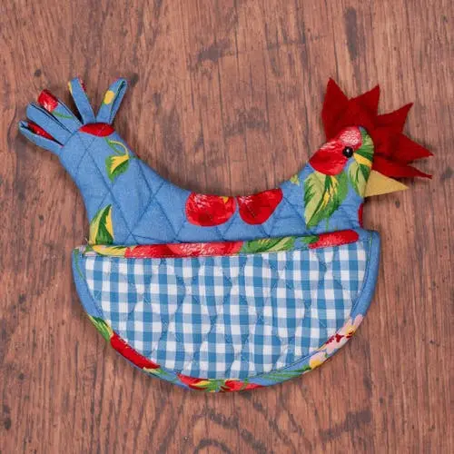 MODERN PRAIRIE Strawberry Magic Happy Hen Mini Mitt
