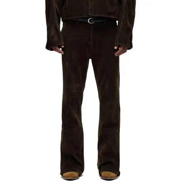 Hudson Jeans Walker Faux Suede Trousers