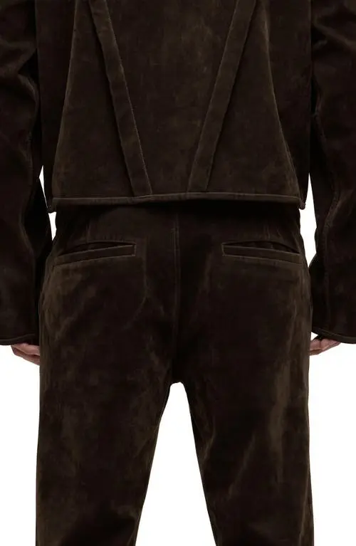 Hudson Jeans Walker Faux Suede Trousers