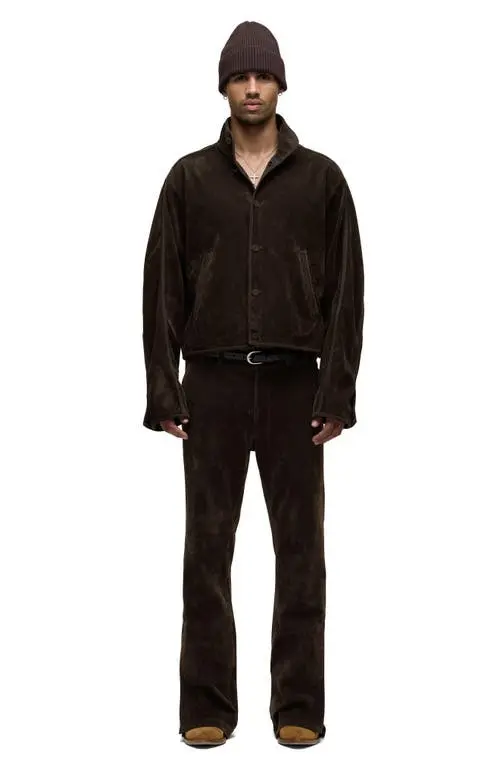 Hudson Jeans Walker Faux Suede Trousers