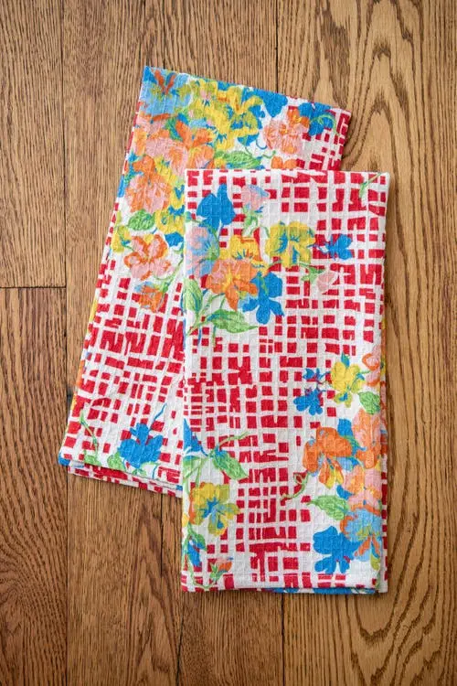 MODERN PRAIRIE Lisbon Rose Tea Towels
