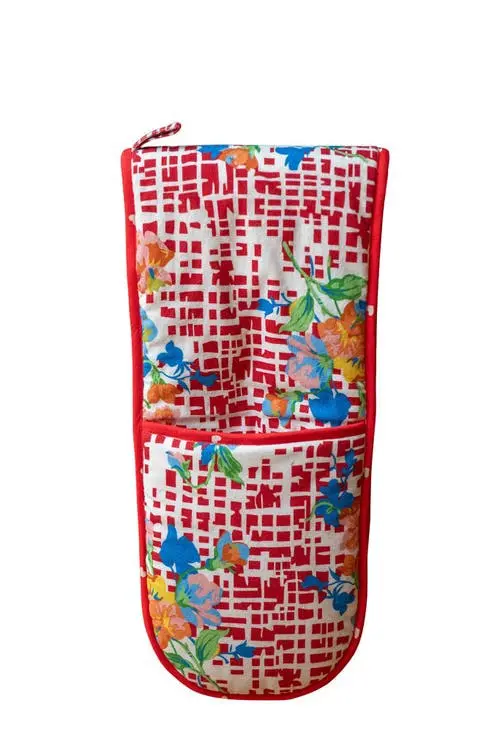 MODERN PRAIRIE Lisbon Rose Double Oven Pot Mitt