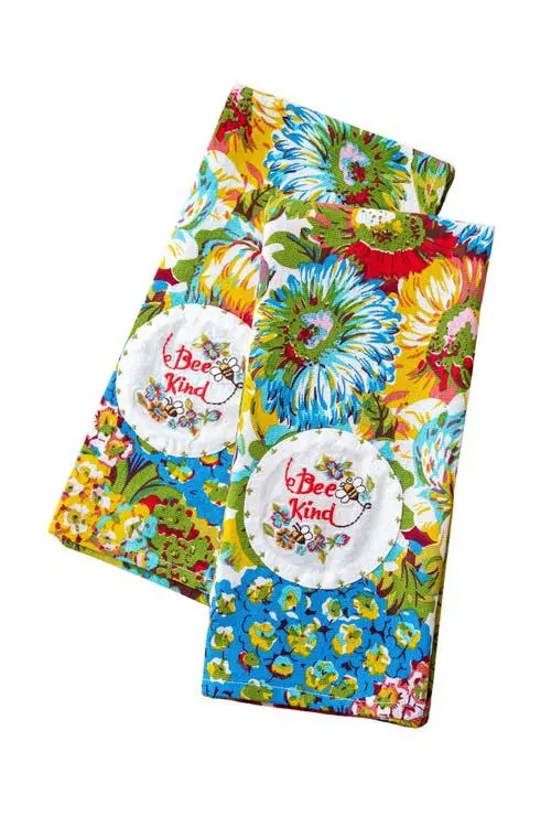 MODERN PRAIRIE Spring Gathering Tea Towel