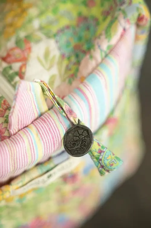 MODERN PRAIRIE Garden Collage Patchwork Duffle Bag