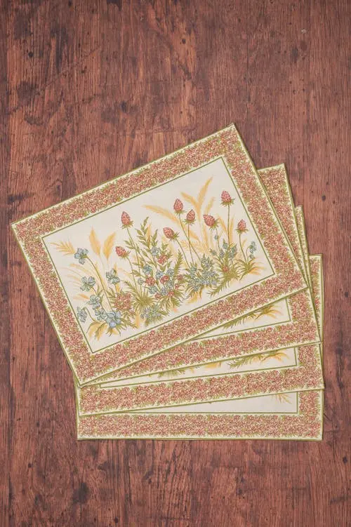 MODERN PRAIRIE Clover Canvas Placemats