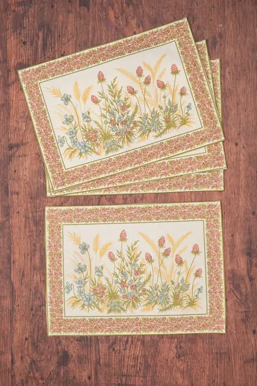 MODERN PRAIRIE Clover Canvas Placemats