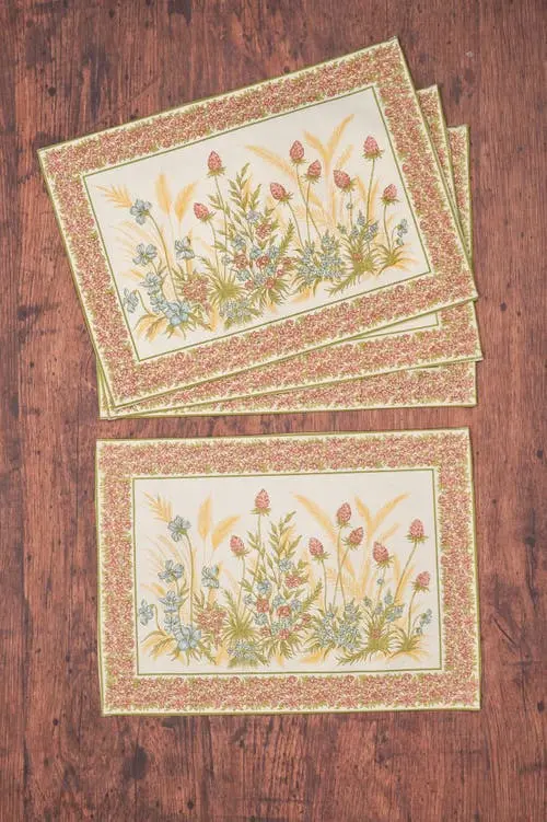 MODERN PRAIRIE Clover Canvas Placemats
