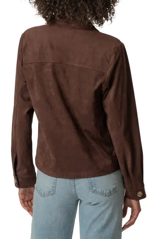 Kut From The Kloth Dakota Faux Suede Button Front Jacket