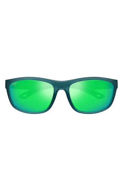 Maui Jim Nuu Landing 60mm Polarizedplus2® Rectangular Sunglasses
