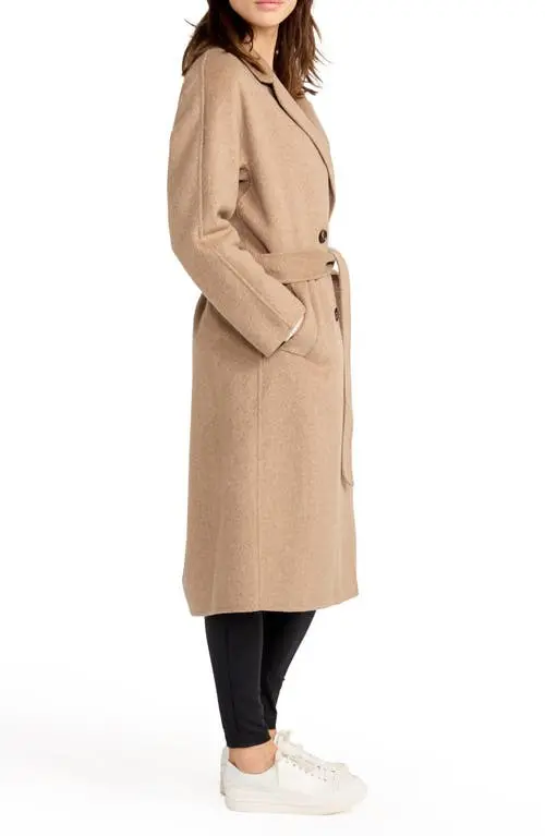 BELLE & BLOOM Standing Still Belted Wool Blend C
