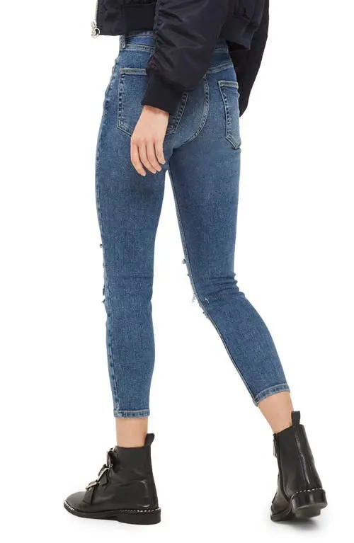 Topshop Jamie Petite Ripped Jeans