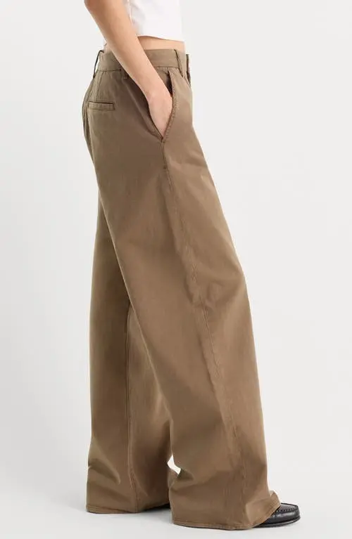 Good American Low Slung Baggy Trousers