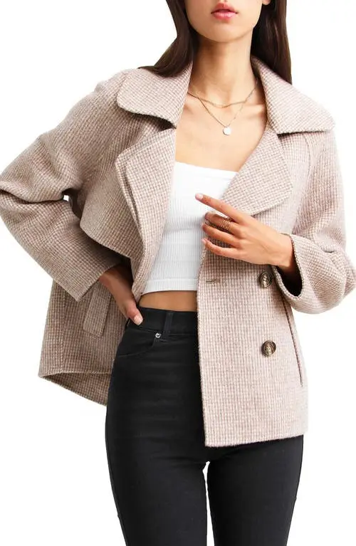 BELLE & BLOOM I'm Yours Wool Blend Peacoat