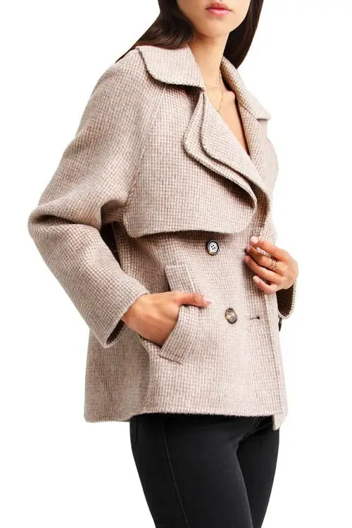 BELLE & BLOOM I'm Yours Wool Blend Peacoat