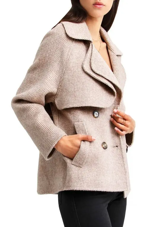 BELLE & BLOOM I'm Yours Wool Blend Peacoat