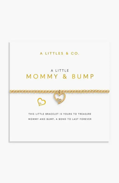 A LITTLES & CO A Little 'mommy And Bump' Bracelet - Gold Plated