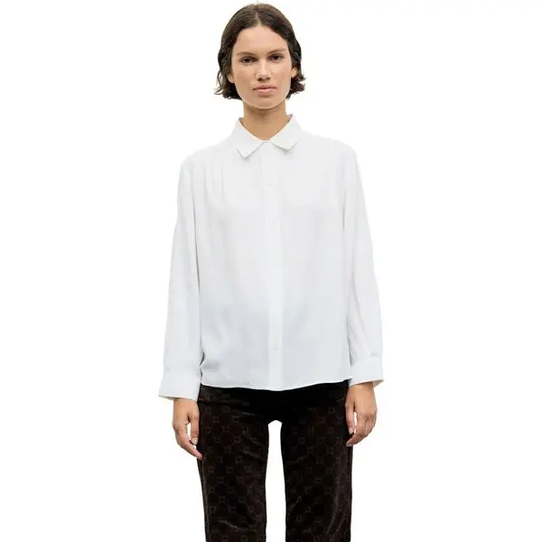 Gerard Darel Lilie Pleat Detail Shirt - Ecru
