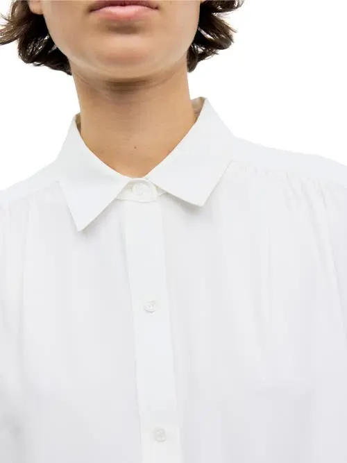 Gerard Darel Lilie Pleat Detail Shirt - Ecru