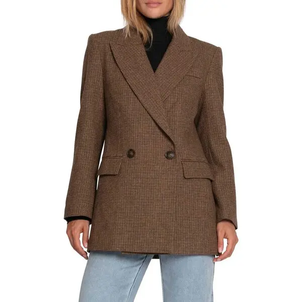 BELLE & BLOOM Big Brother Talk Double Breasted Blazer