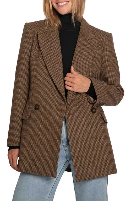 BELLE & BLOOM Big Brother Talk Double Breasted Blazer