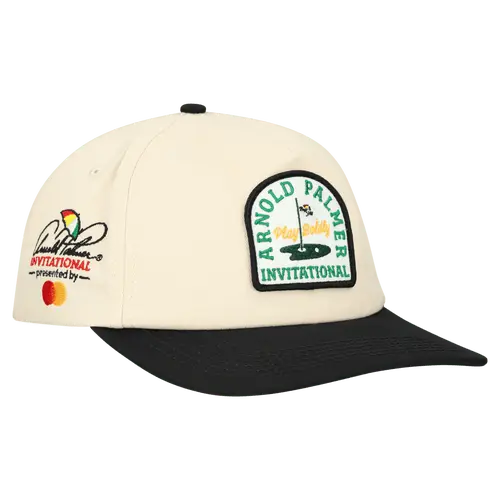 BARSTOOL GOLF Arnold Palmer Invitational Five-panel Snapback Hat - Cream