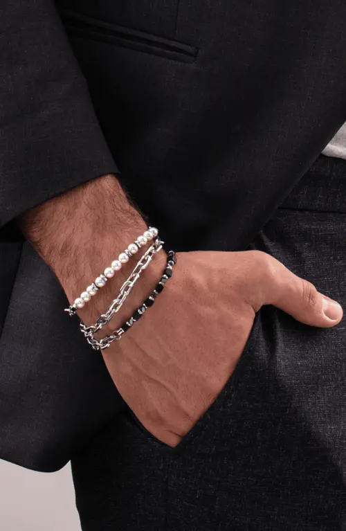 COEUR DE LION Cubes Fusion Link Chain Bracelet