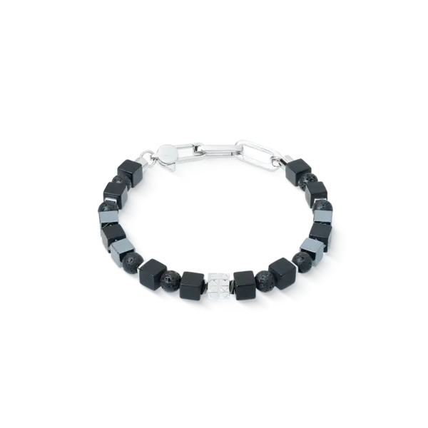 COEUR DE LION Silver Bracelet With Mixed Elements