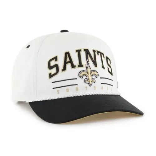 '47 Black New Orleans Saints Roscoe Two-toned Hitch Adjustable Hat