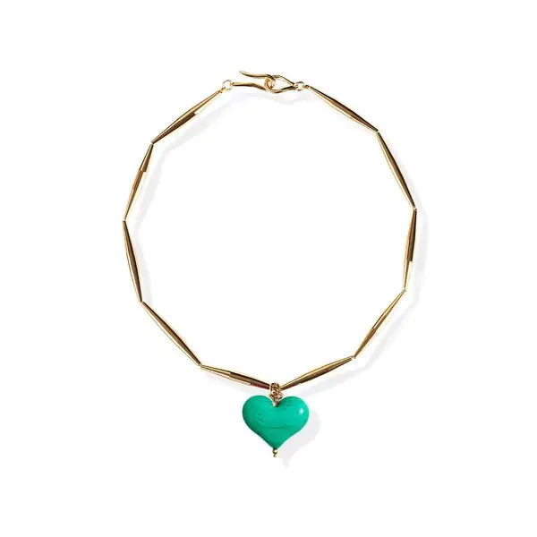 Tohum Design Cuore Necklace – Mint - Green