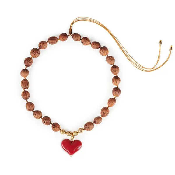 Tohum Design Cuore Resort Necklace – Burgundy