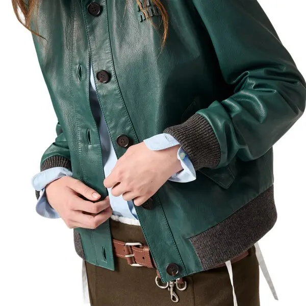Miu Miu Leather Jacket