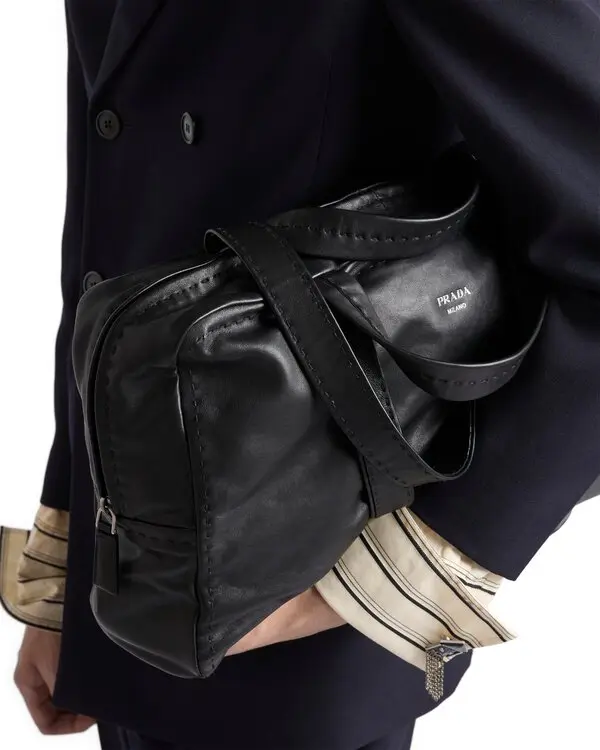 Prada Nappa Leather Work Bag