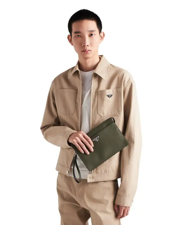 Prada Saffiano Leather Pouch