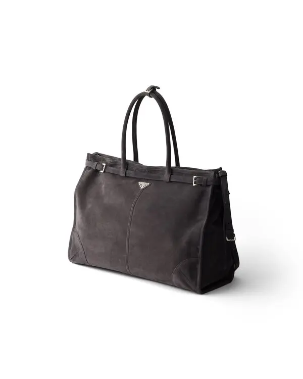 Prada Bonnie Suede Tote Bag