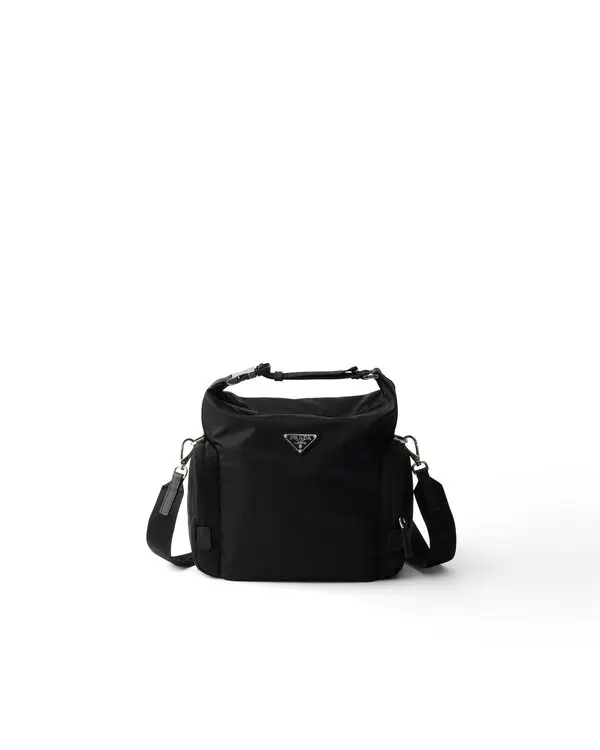 Prada Re-nylon And Saffiano Leather Shoulder Bag
