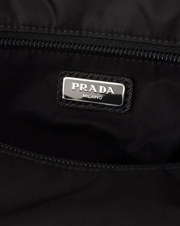 Prada Re-nylon And Saffiano Leather Shoulder Bag