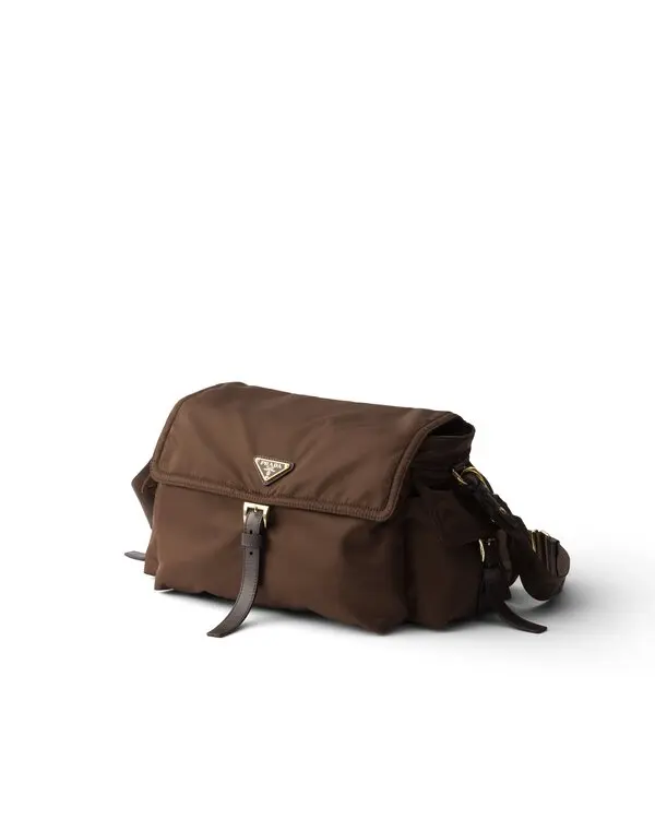 Prada Explore Large Re-nylon Shoulder Bag With Flap