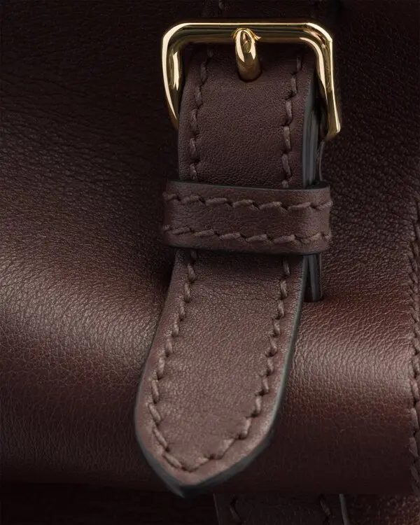 Prada Prelude Large Leather Handbag