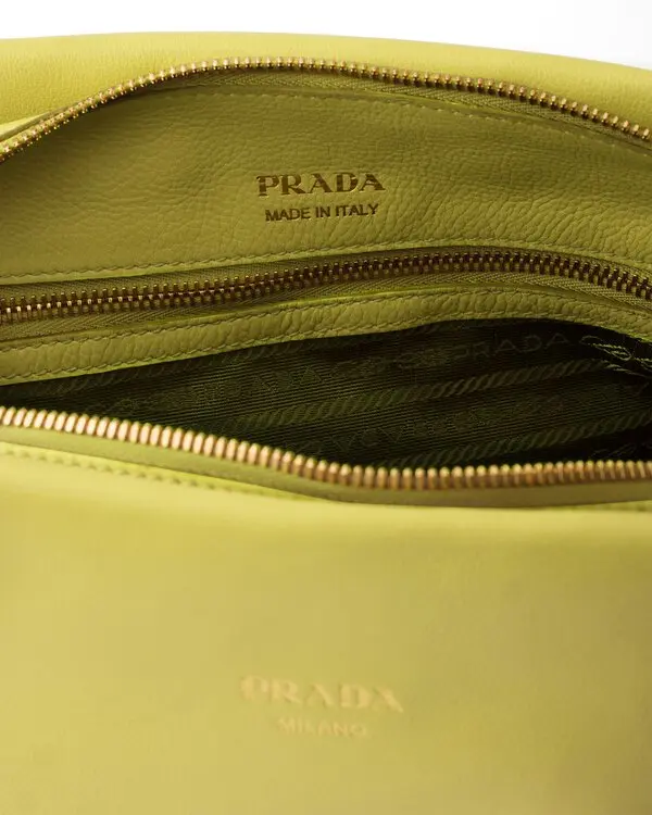 Prada Ouvert Large Leather Tote Bag
