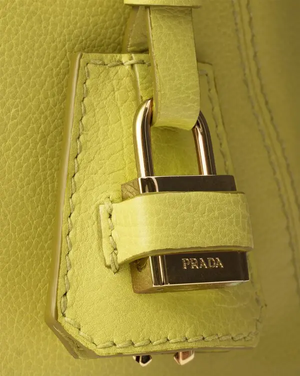 Prada Ouvert Large Leather Tote Bag
