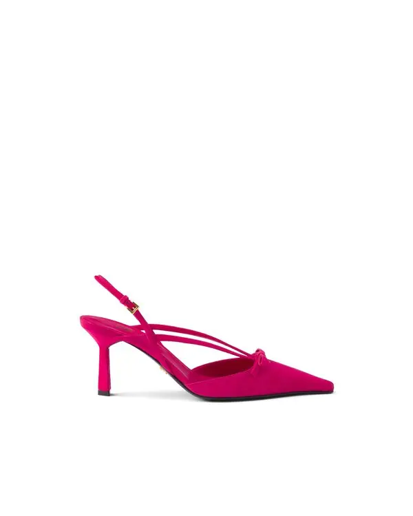 Prada Suede Slingback Pumps