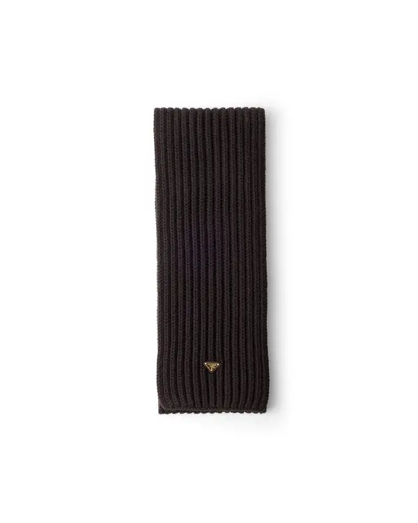 Prada Wool Scarf - Brown