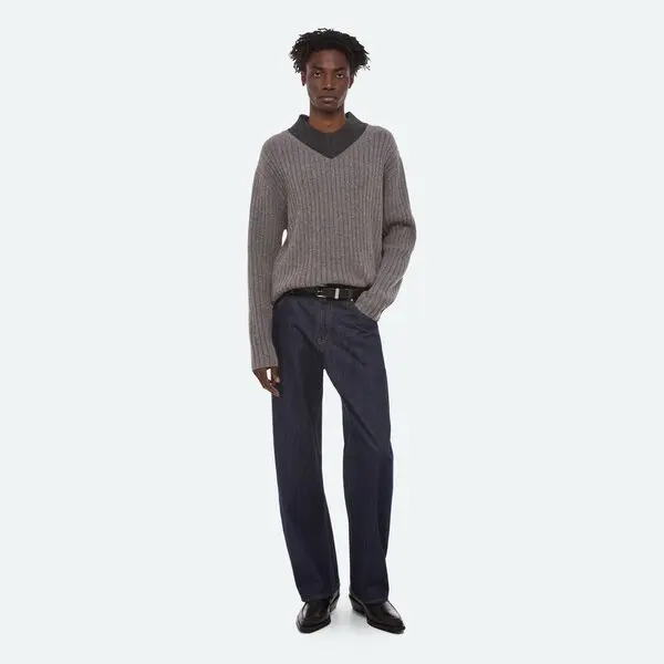 Helmut Lang Contrast V-neck